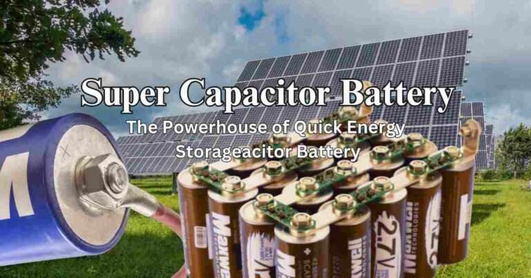 Super Capacitor Battery: The Powerhouse of Quick Energy Storage